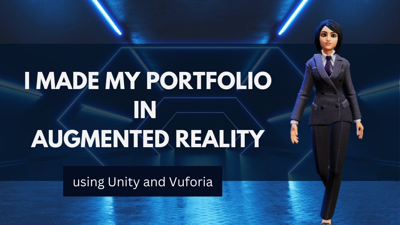 I made my portfolio in Augmented Reality - YouTube