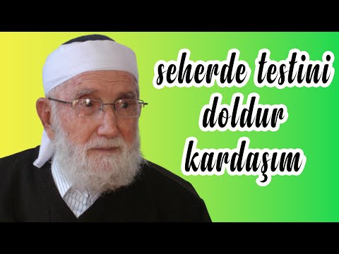 SEHERDE TESTİNİ DOLDUR KARDAŞIM - (İlahi, zikir, Zikrullah) - HACI MUSTAFA GÜNEŞ