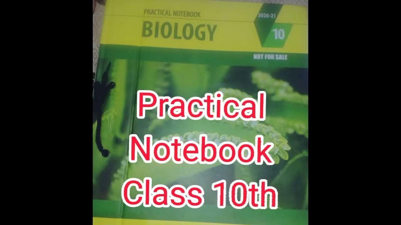 BIOLOGY || Class 10th || Solved Practical Notebook of Biology🐸 || how ...