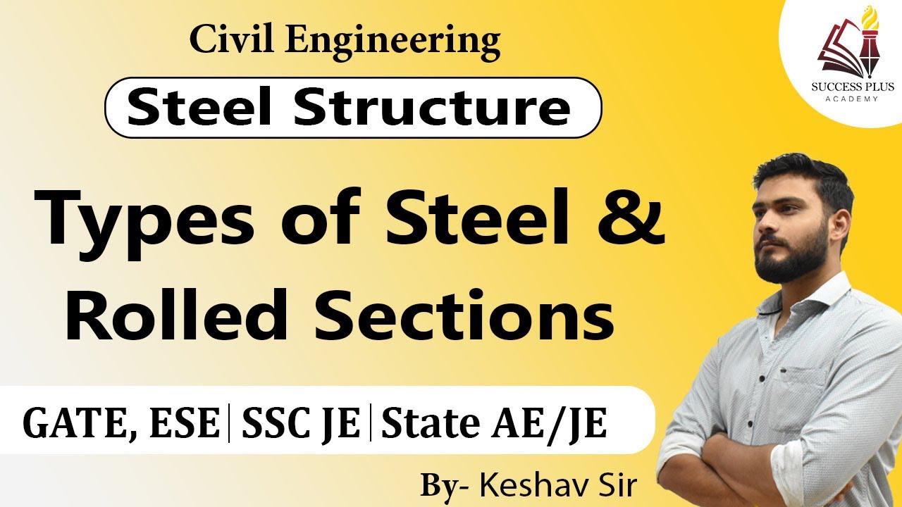 Classification of steel & Rolled Steel SectionsSteel Structure, Civil ...