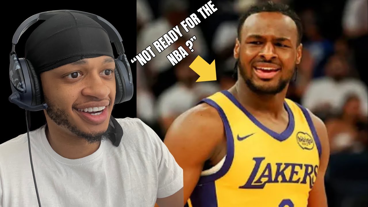 Tafari Reacts to Bronny James Highlights...... | Lakers Summer League ...