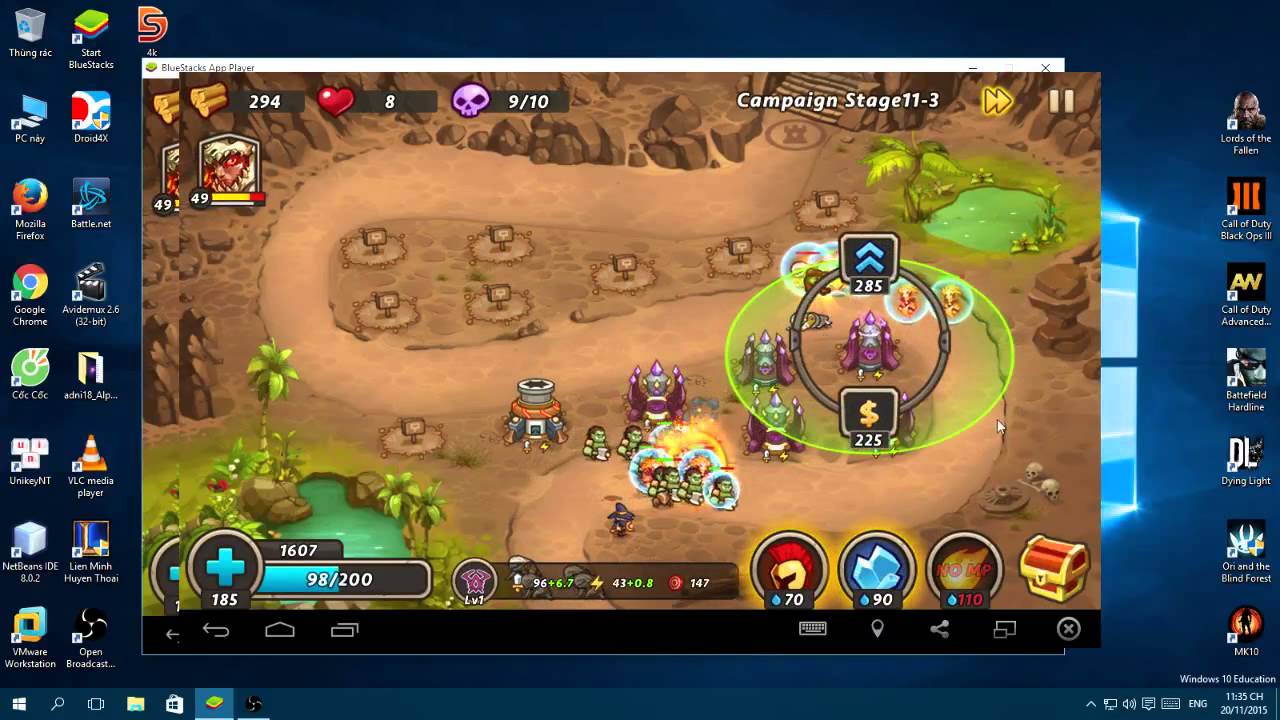 Castle TD 2 Endless Desert 11-3 - YouTube