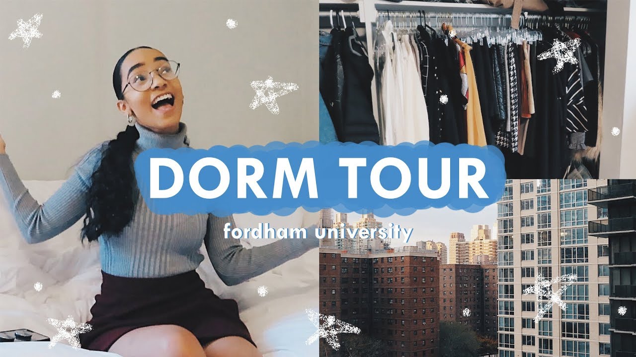 Nyc College Dorm Tour Fordham University 2020 Bella King Youtube