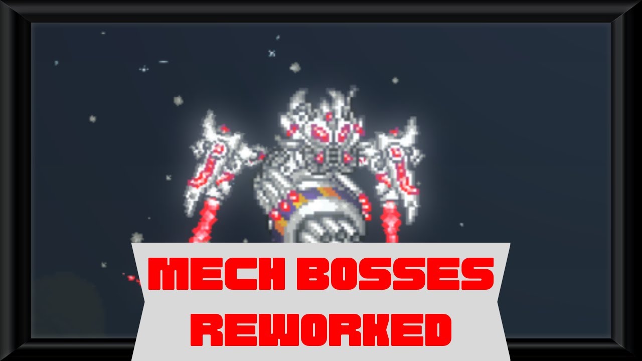This cool mod got an amazing update! - Terraria Mech Bosses Reworked ...