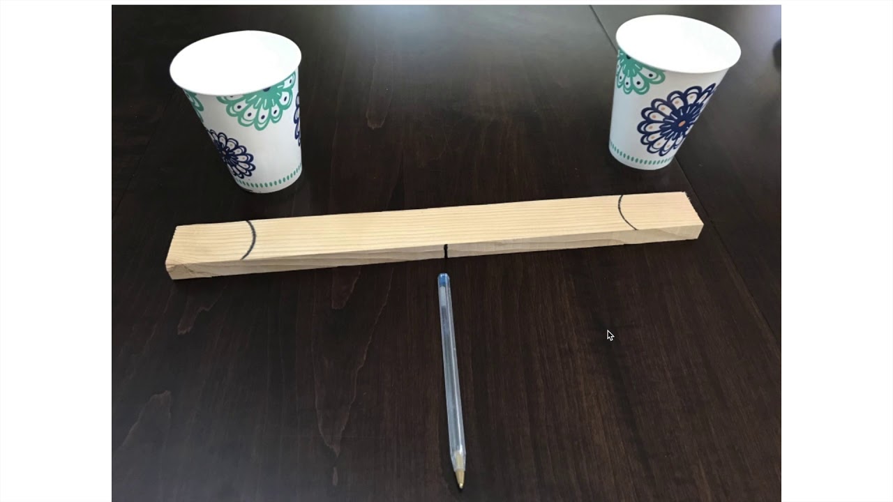 Remote School Experiment, Measuring Mass at Home - YouTube