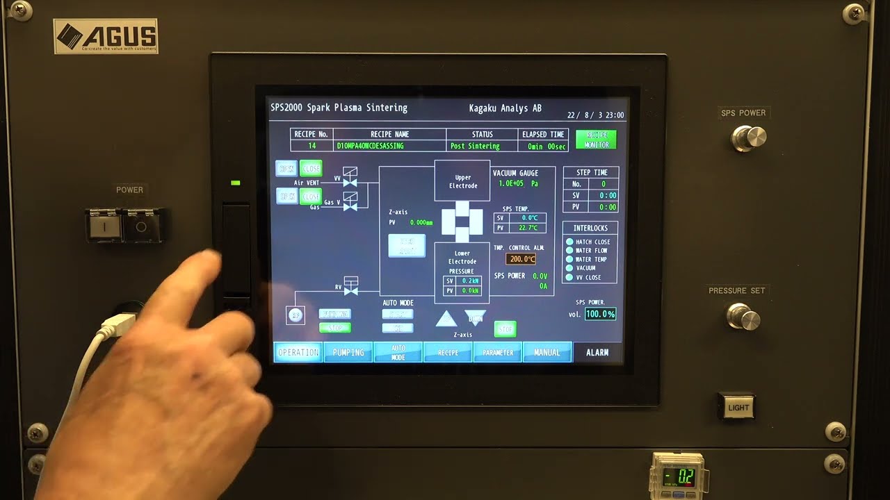 SUGA SPS 2000 – Touch panel demonstration - YouTube