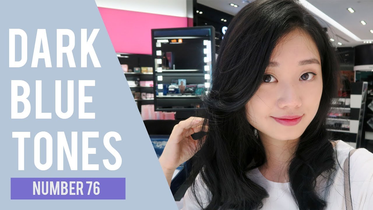 BLUE TONE BLACK DYE // Number 76 - YouTube