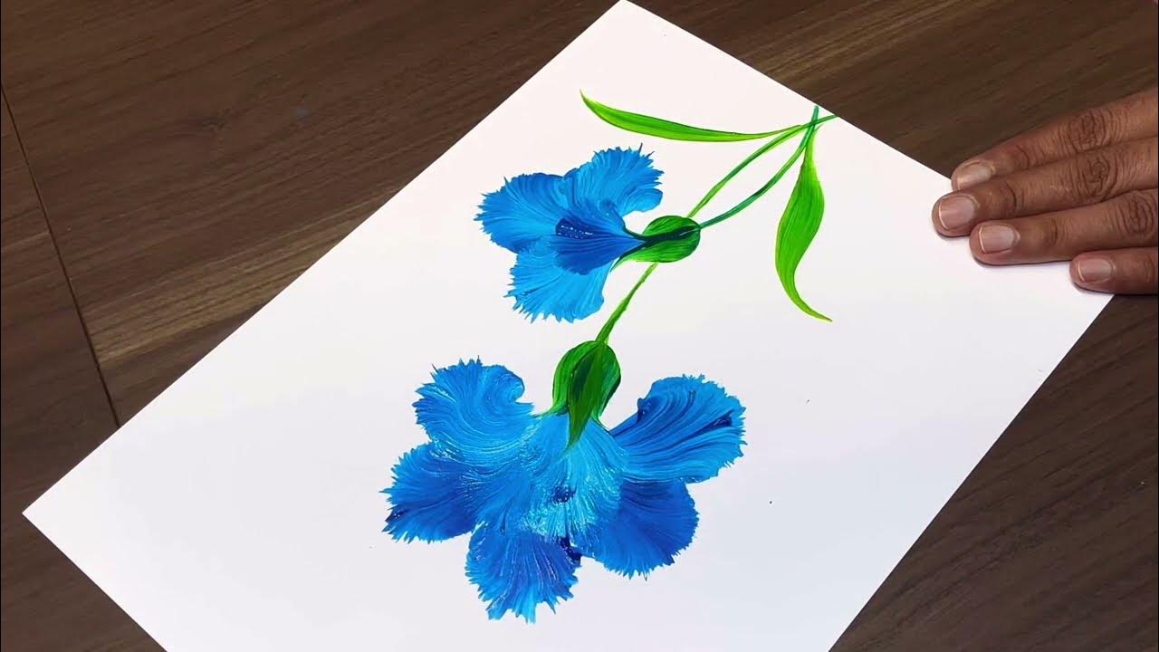 Stunning Flower Painting Tutorial | Easy Floral Art for Beginners - YouTube