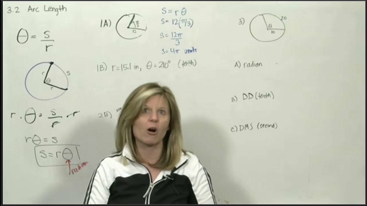 math 112 section 3.2A arc length - YouTube