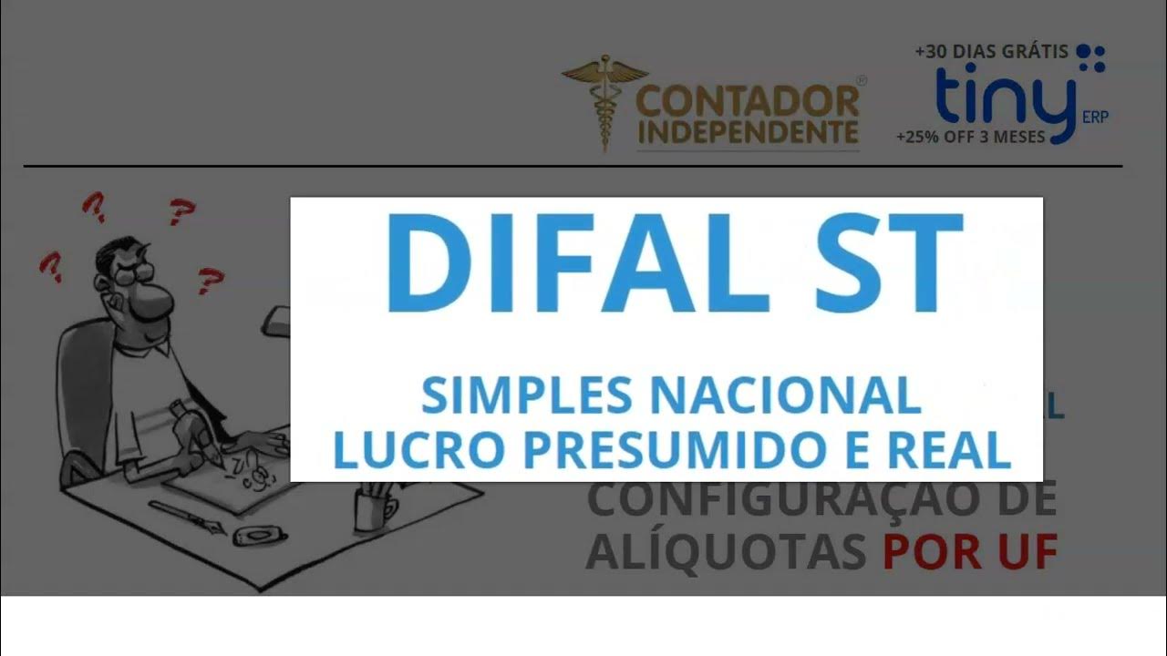 Calculo Difal ST - ERP Tiny Santa Catarina SC - YouTube