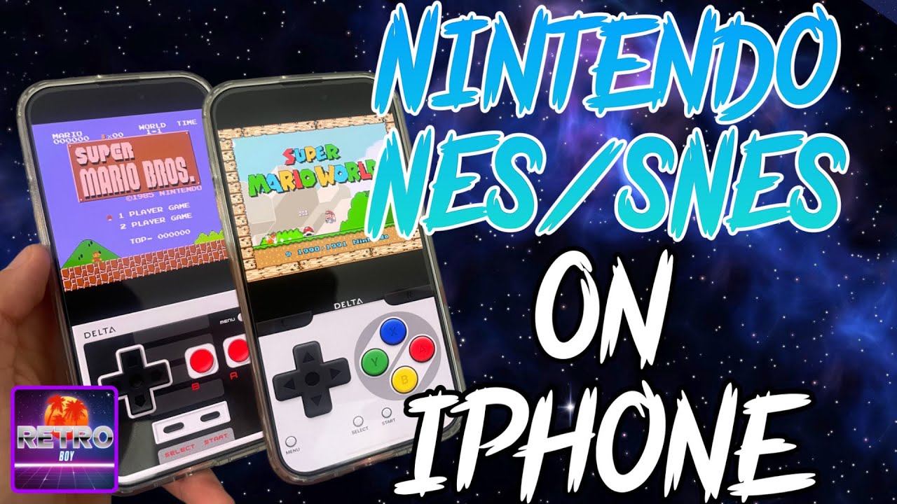 How to play NES and SNES games on iPhone! - YouTube
