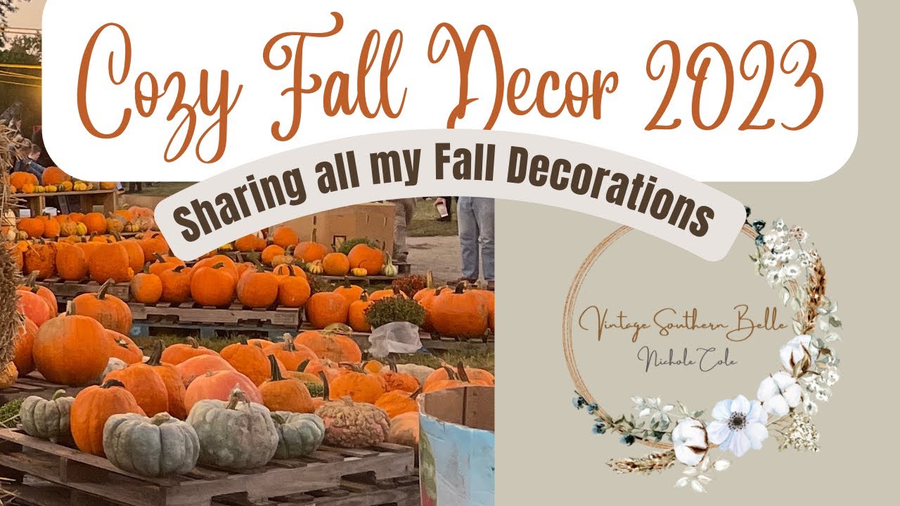 Fall 2023 Decor/ Sharing All My Fall Decor with You - YouTube