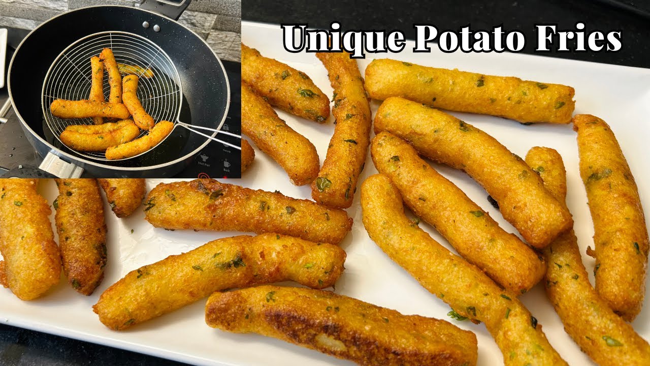 Delicious and Unique Potato Fries Recipe | Crispy Potato Fries - YouTube