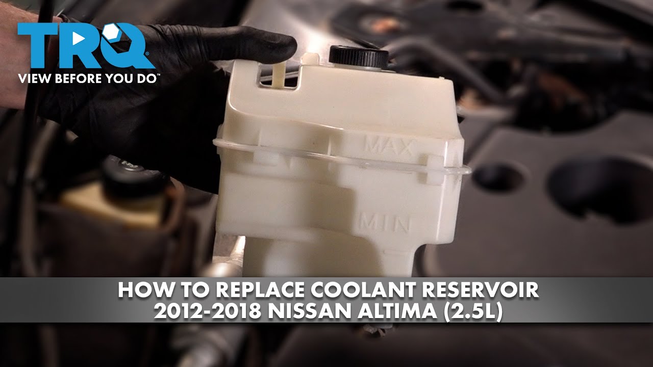 How to Replace Coolant Reservoir 2012-2018 Nissan Altima (2.5L) - YouTube
