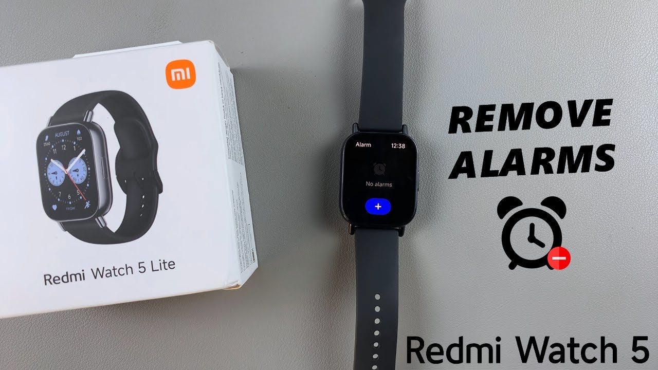 How To Delete Alarm On Redmi Watch 5 Lite - YouTube
