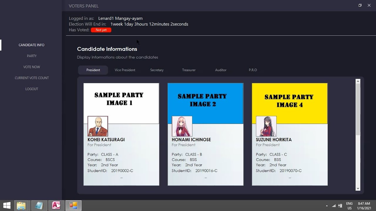 Voting System Using WinForms VB.Net with full source code - YouTube