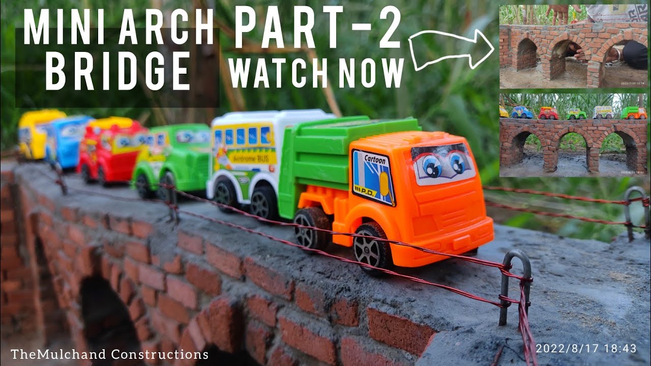 Mini Arch Bridge Constructions Part-2 | Mini Bricks | Miniature ...