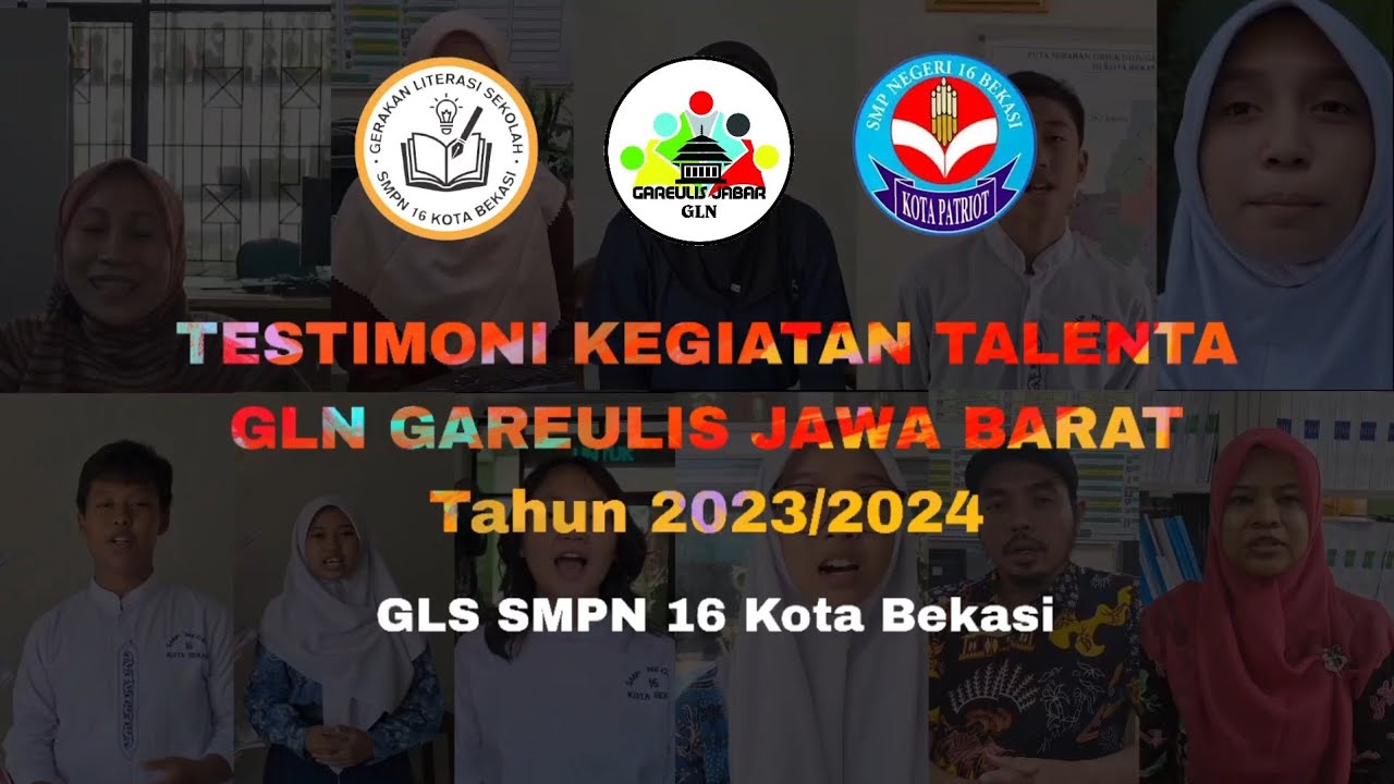 TESTIMONI LOMBA TALENTA GLN JAWA BARAT TAHUN 2023/2024 - YouTube