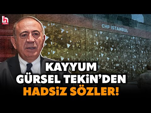 5 bin polisle CHP il binasına giren kayyum Gürsel Tekin'den, medyaya yönelik haddini aşan ifadeler!