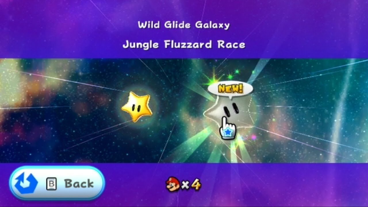Super Mario Galaxy 2 - Wild Glide Galaxy - Jungle Fluzzard Race - 47 ...