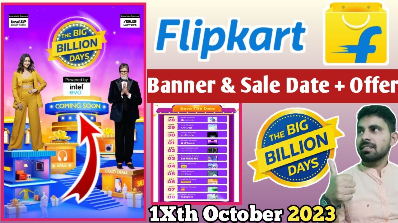 Flipkart Big Billion Day 2023 Banner Live😱| Flipkart Big Billion Day ...
