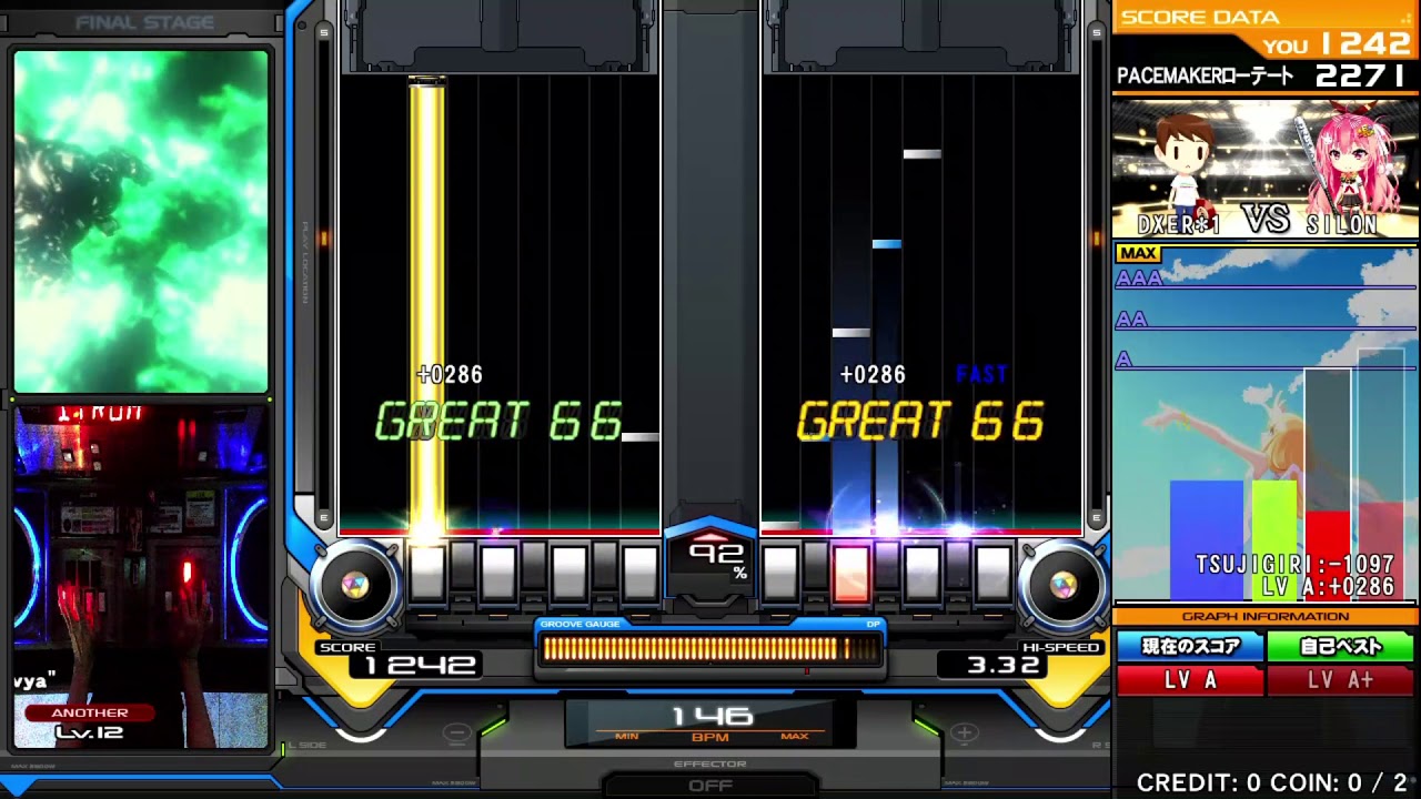 Beatmania IIDX 28 BISTROVER Vitrum DPA - YouTube