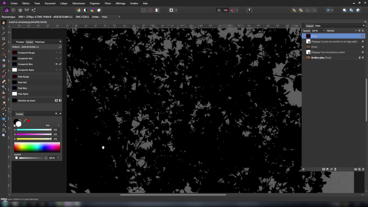 Tuto Détourage complexe et décontamination de couleurs - YouTube