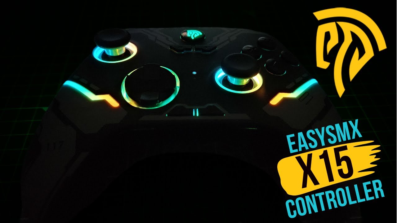 EasySMX X15 Wireless Controller with RGB Lighting - Review and test # ...