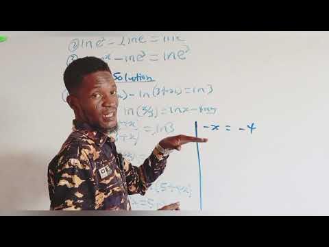 How to solve logarithmic equations with extraneous solutions - YouTube