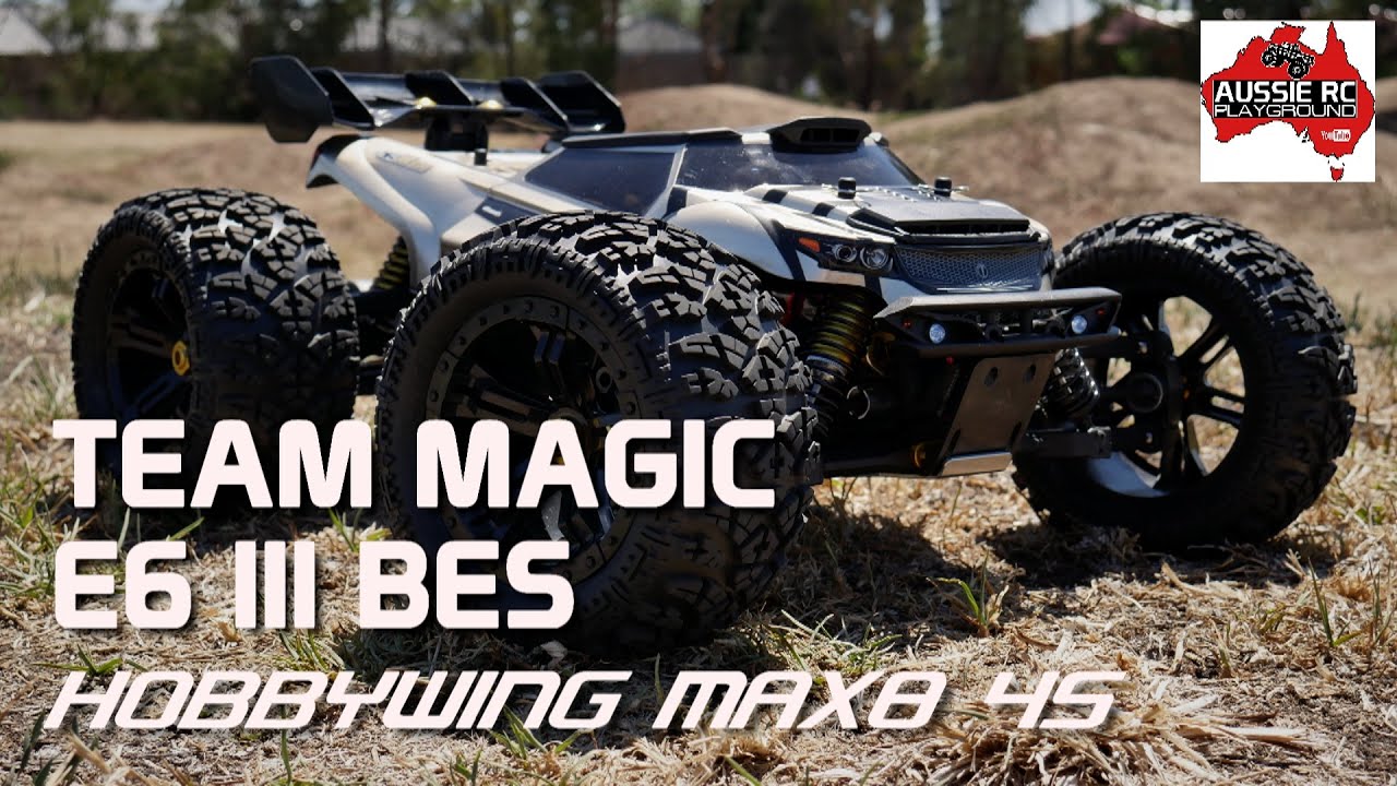 Team Magic E6 III BES on 4S with HOBBYWING Max8 Combo - YouTube