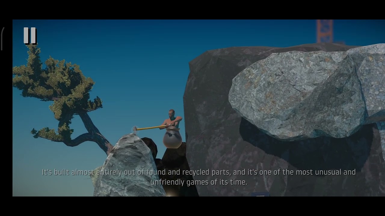 play getting over it mobile part 1 - YouTube