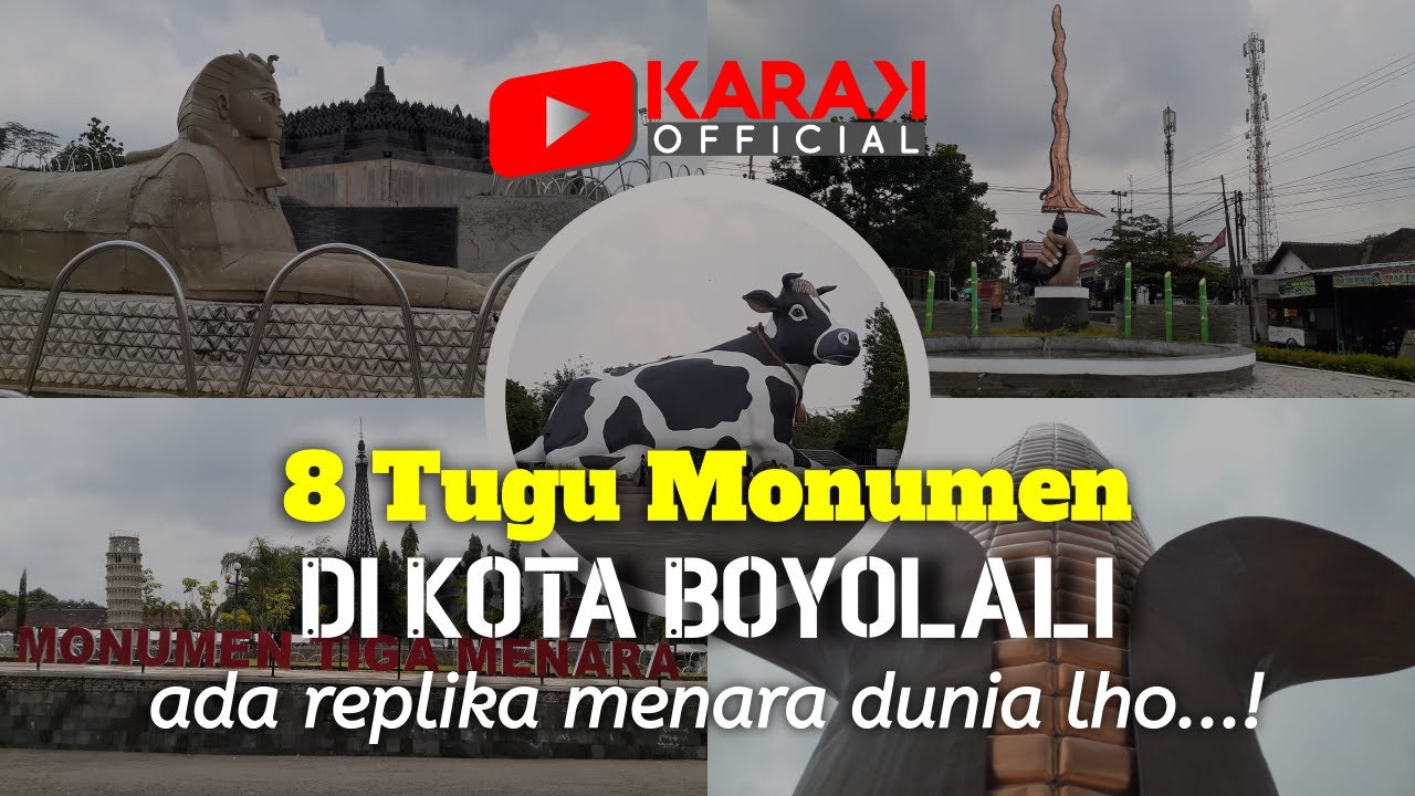8 Tugu Monumen di Kota Boyolali - YouTube
