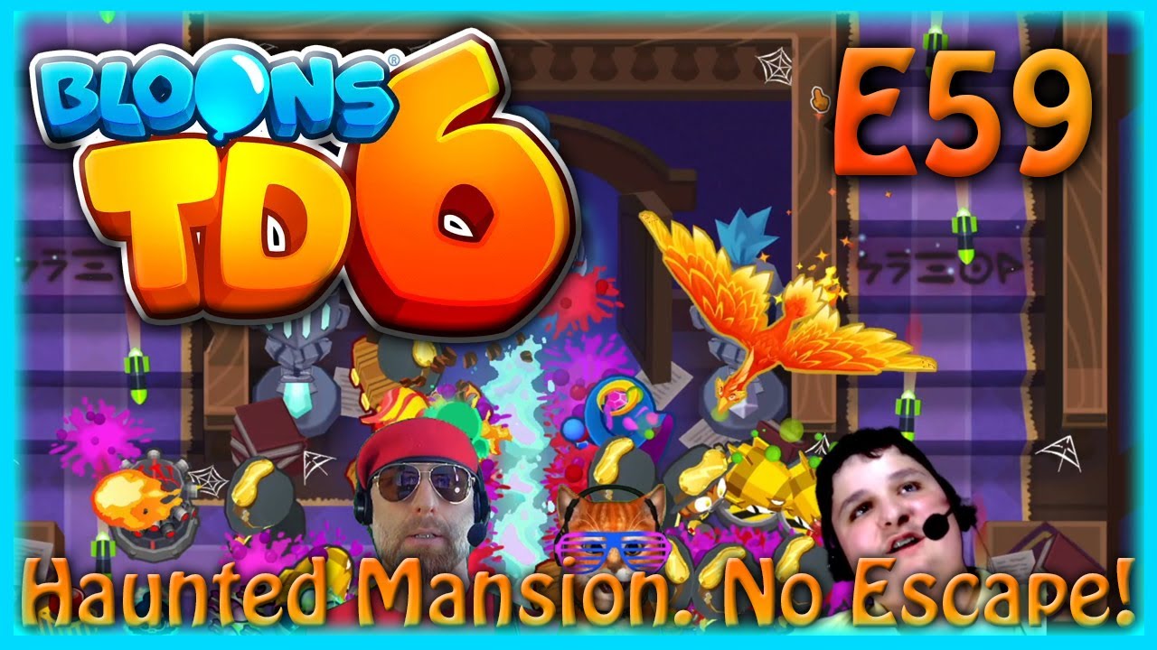 BTD6 - We Entered the HAUNTED Mansion Map... Instant Regret 😱 NO Banana ...