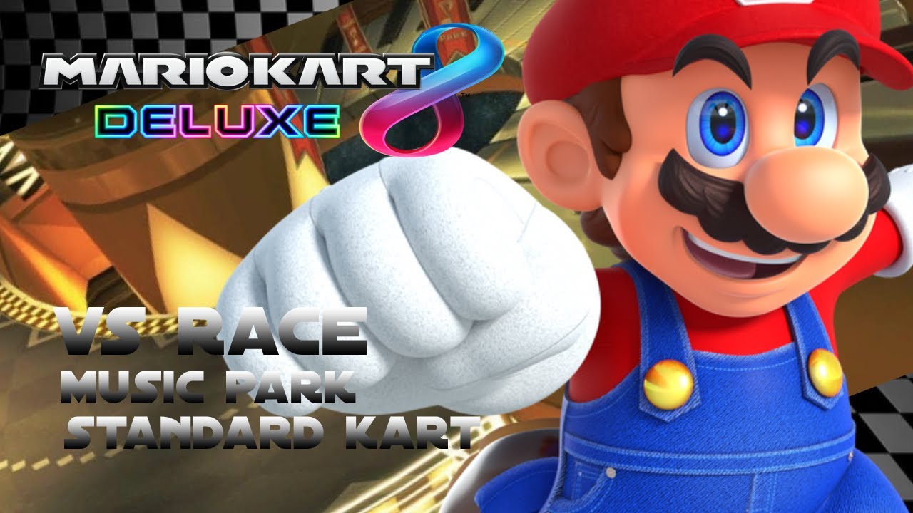 Mario Kart 8 Deluxe Music Park (Mario Gameplay) - YouTube