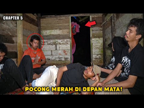 SATU RUMAH DI BANTAI POCONG MERAH KARENA ORANG INI! CAMPING DI RUMAH POCONG MERAH! part 5