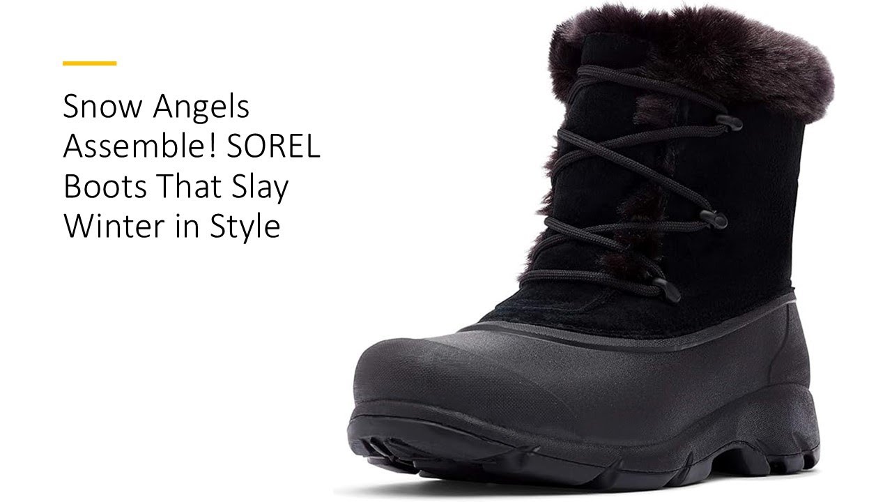 Snow Angels Assemble! SOREL Boots That Slay Winter in Style - YouTube