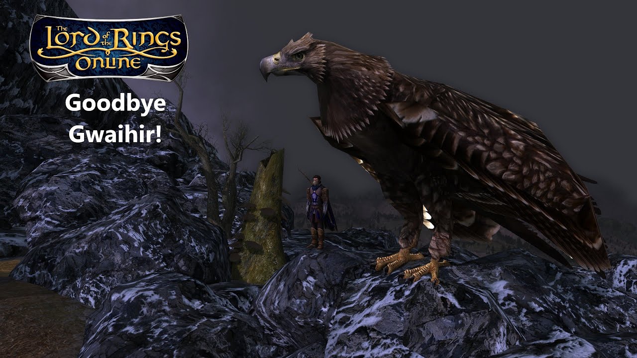 LOTRO | Goodbye Gwaihir! (Server and Great Eagle) - YouTube