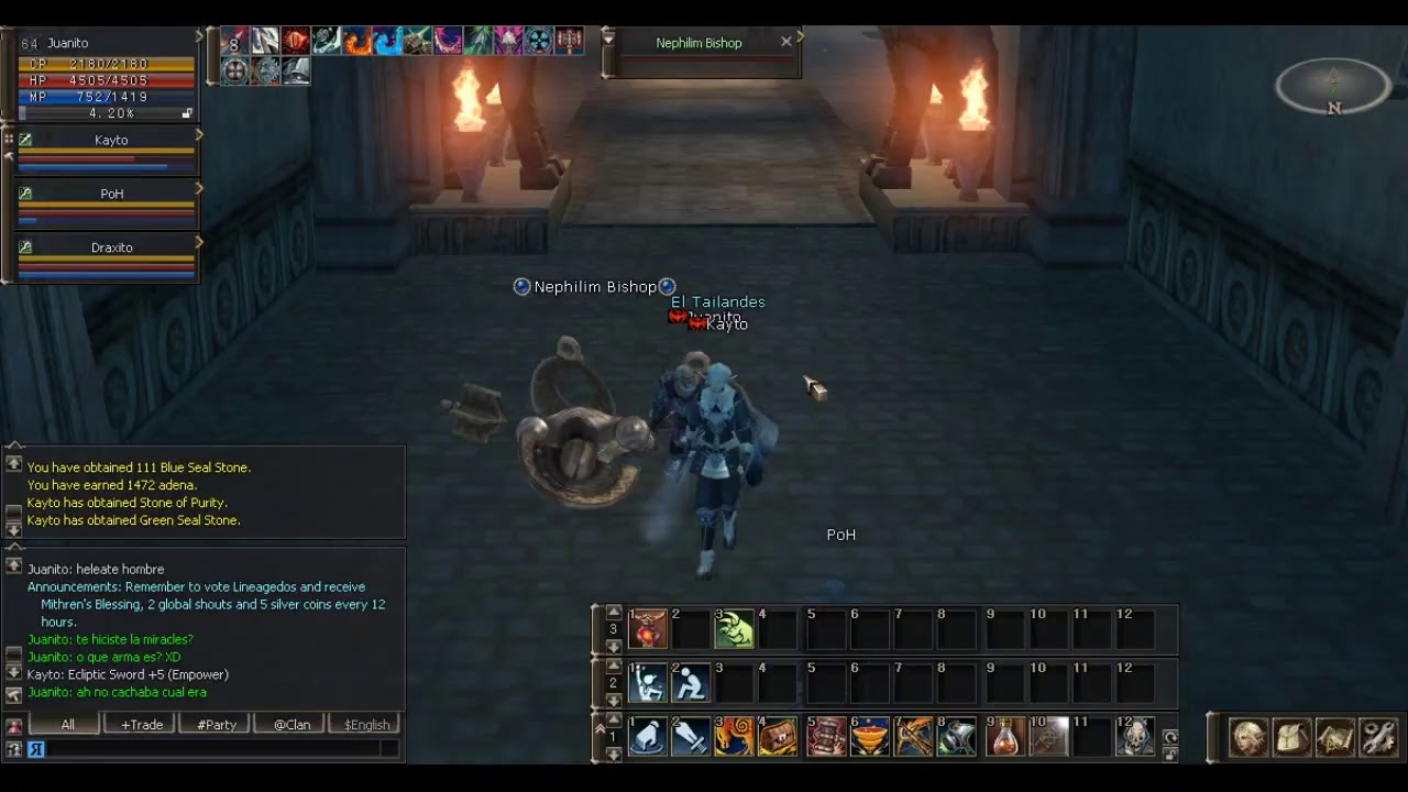 Intento hacer mi primer Tallum Heavy - Lineage 2 - YouTube
