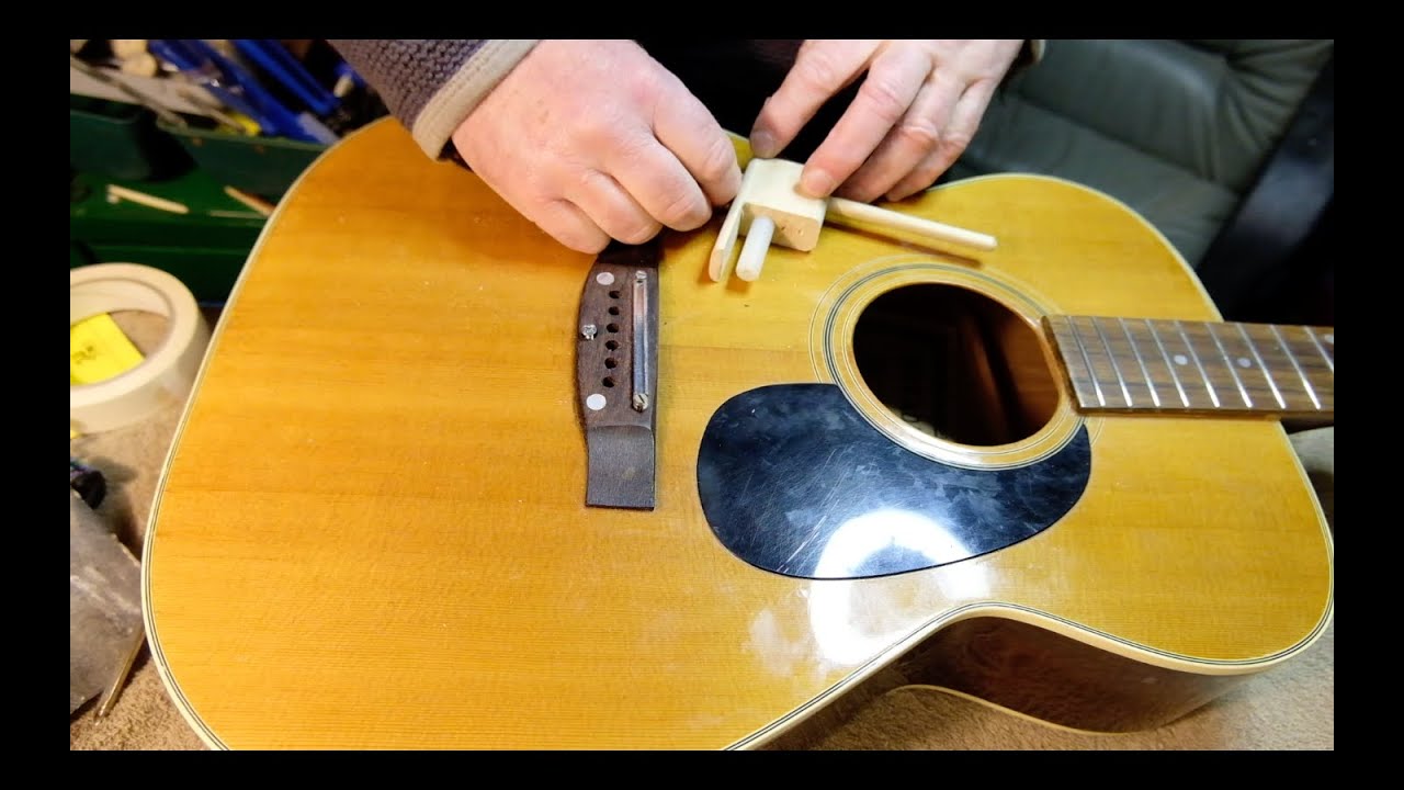 1970s Japanese Hokada 3751, fitting a Bridge Doctor - YouTube