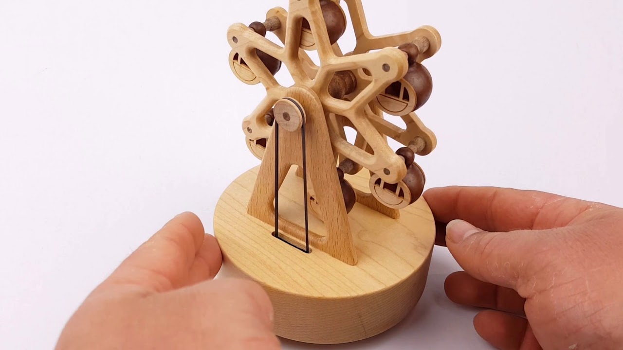 Ferris Wheel Wooden Musical Box - YouTube