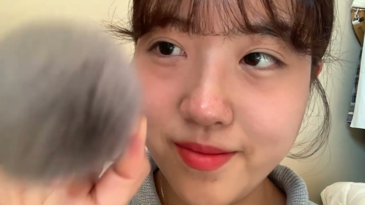 ASMR 초근접 camera brushing + ear blowing (visual tingles) - YouTube