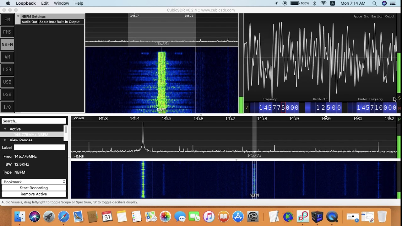 SDR Monitor 145.775 - YouTube