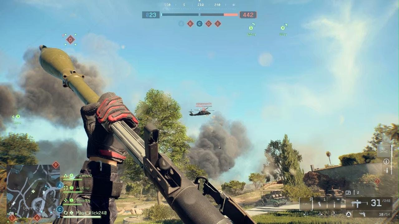 First heli rpg shot - YouTube