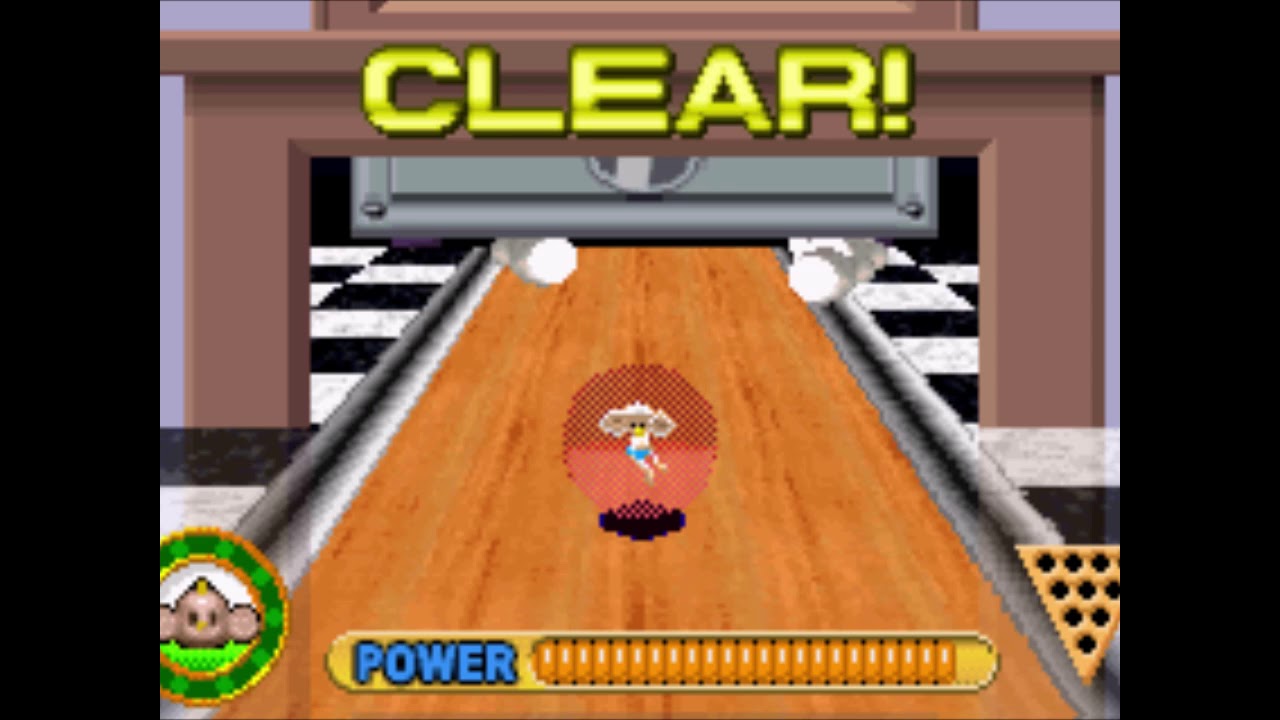Super Monkey Ball Jr OST Monkey Bowling Challenge Clear - YouTube