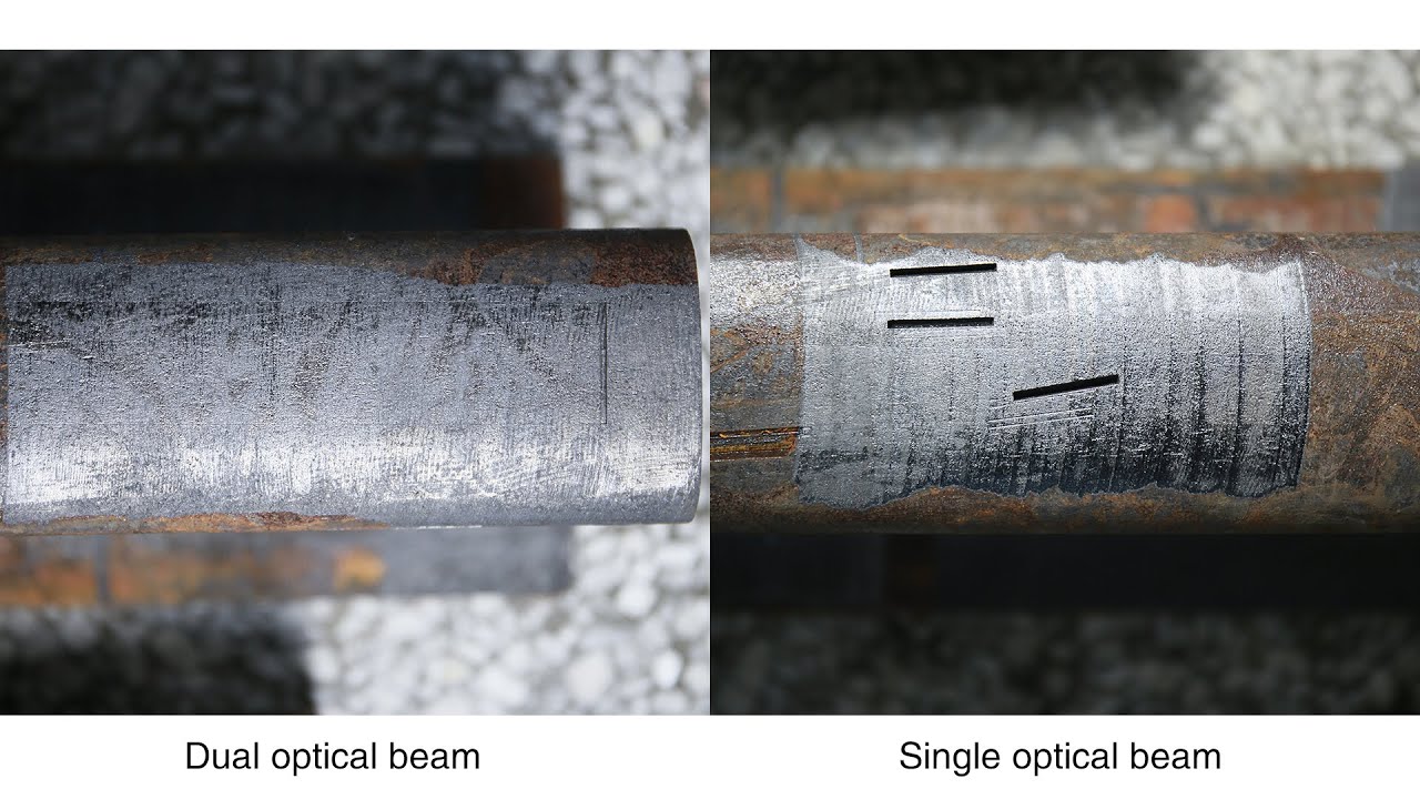 MRJ-Laser | Cleaning Comparison between Single and Dual Optic Beam of A ...