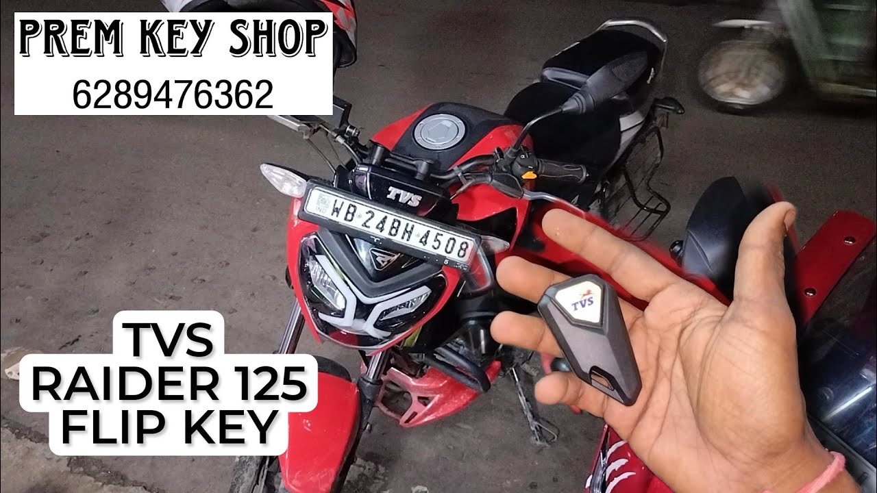 TVS Raider Flip Key Modified , How to make Flip Key , PREM KEY SHOP ...