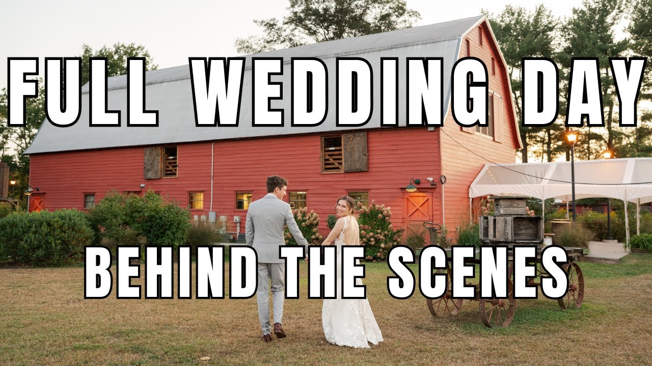 How I Shoot a FULL Wedding Day | Wedding Photography BTS! - YouTube