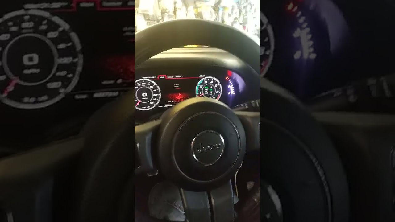 Wrangler JK new digital instrument cluster and Android radio with dash ...