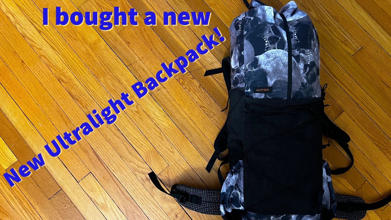 Ultralight Frameless backpack - YouTube