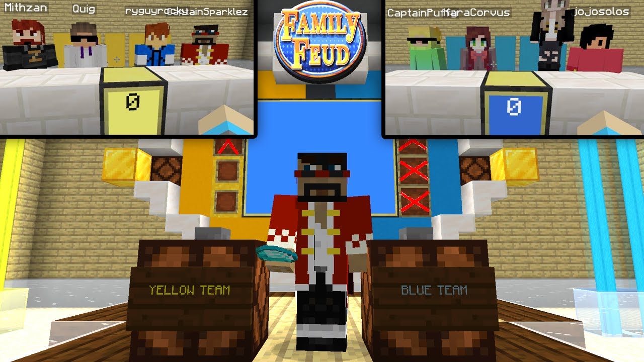 Boys Vs. Girls Family Feud In Minecraft - YouTube